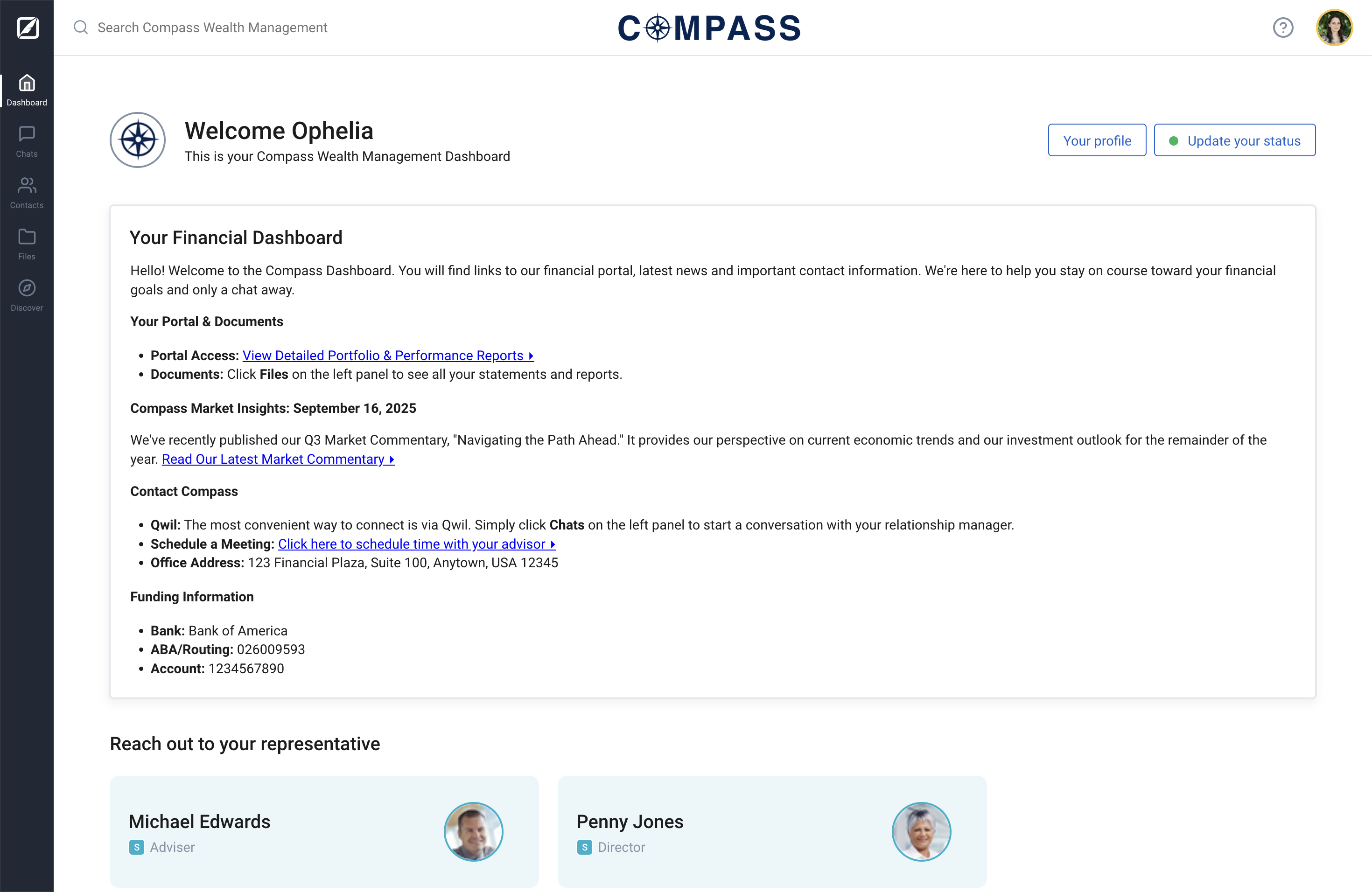 Banner (Dashboard announcement) – Qwil Messenger