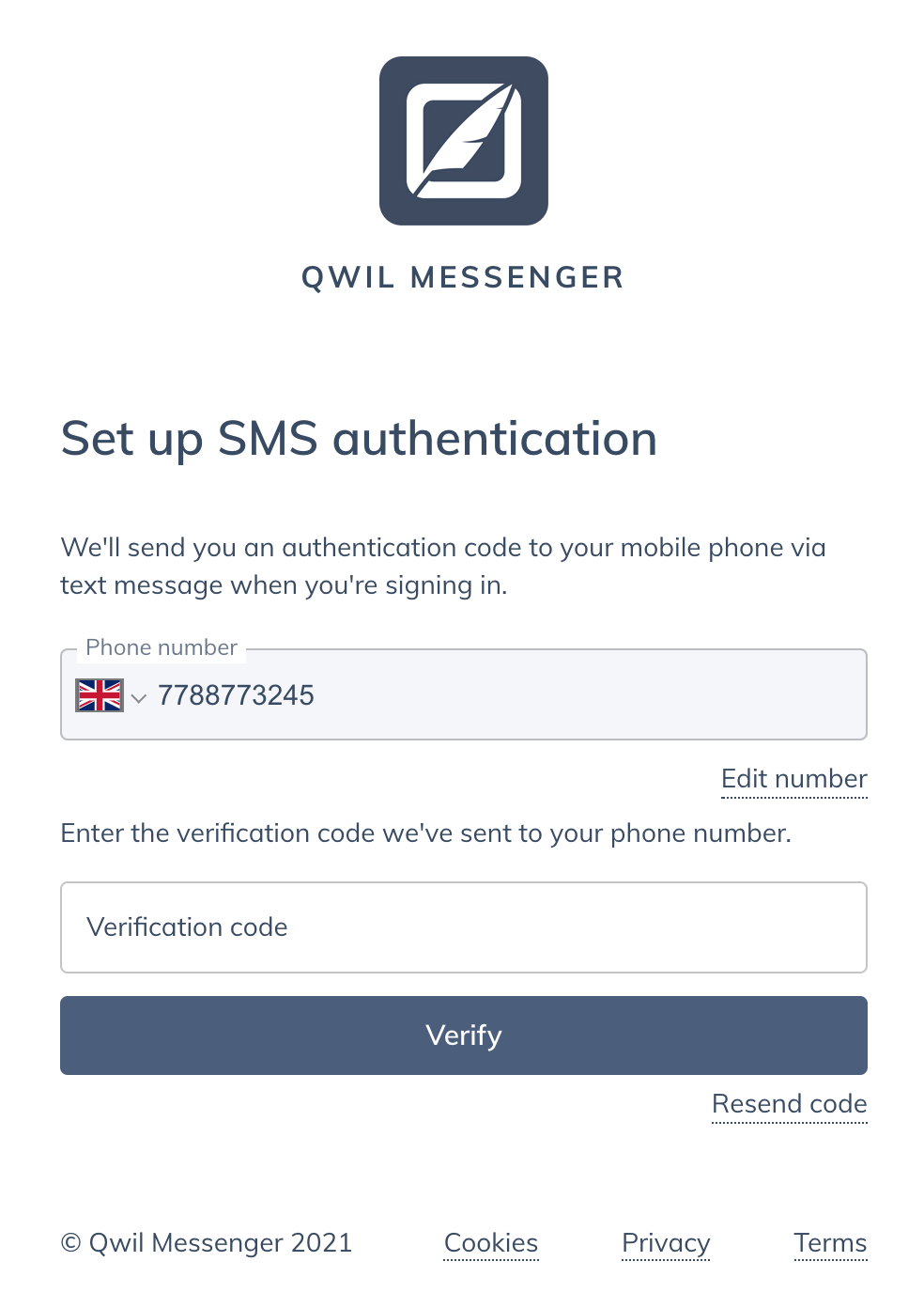 Accept an invitation to join Qwil Messenger – Qwil Messenger